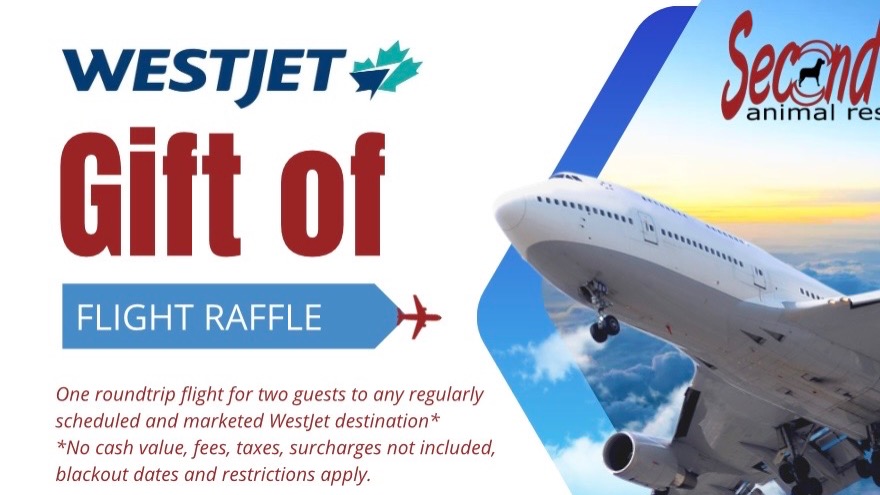 SCARS Gift Of Flight WestJet Raffle | Rafflebox