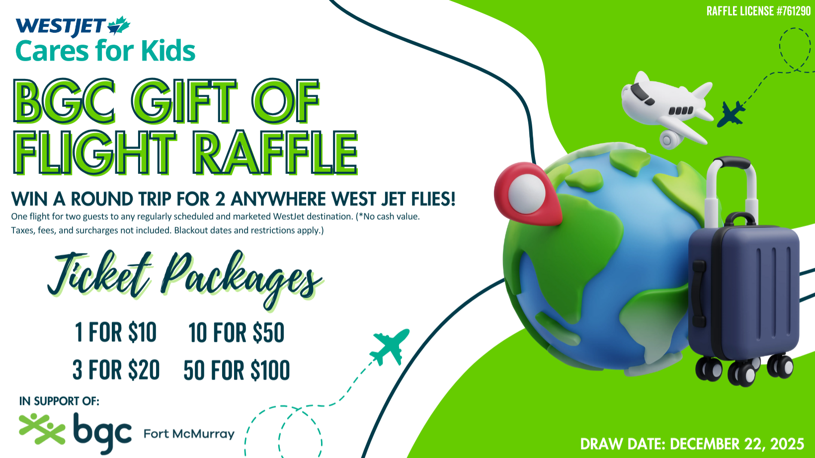 BGC "Gift of Flight" Raffle | Rafflebox