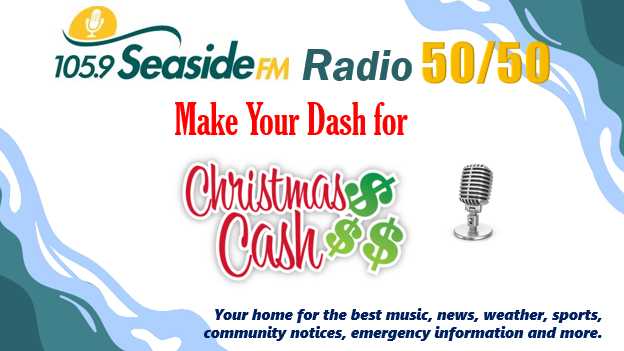 105.9 Seaside-FM 50/50 Fundraiser November 2023 | Rafflebox