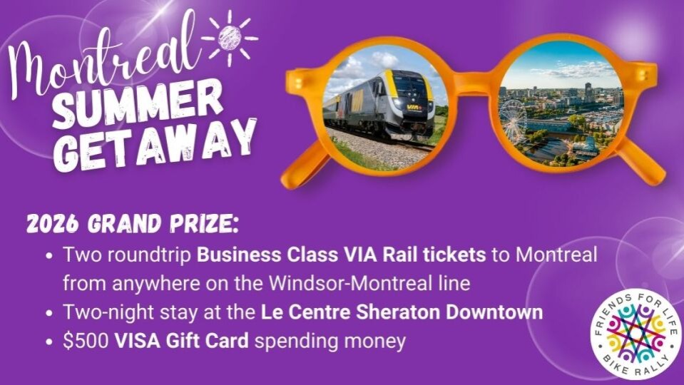Toronto People With AIDS Foundation - Montreal Summer Getaway Raffle