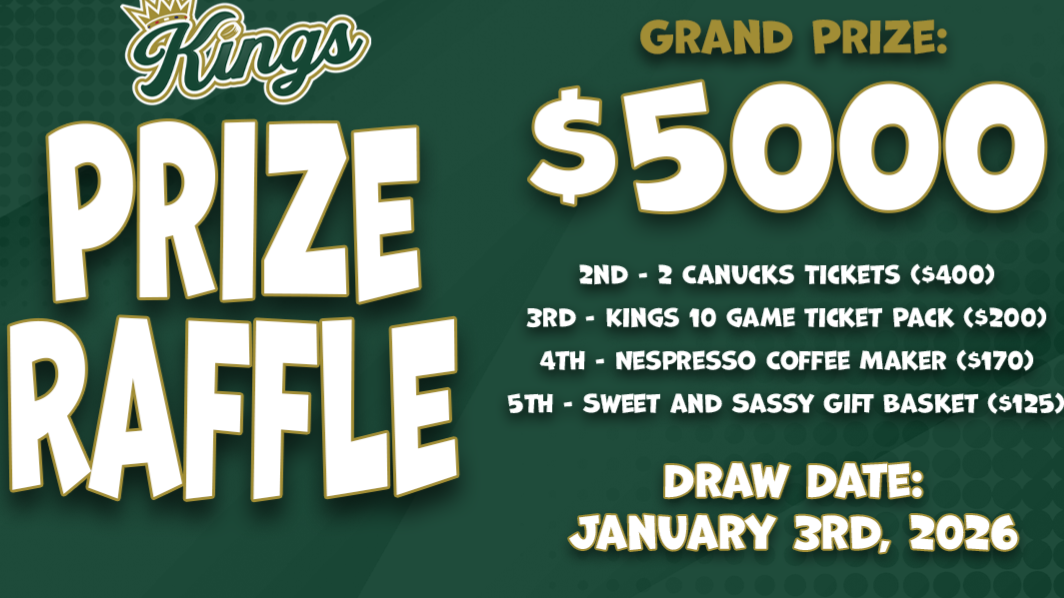 Powell River Kings Dream Prize Raffle 2025-26
