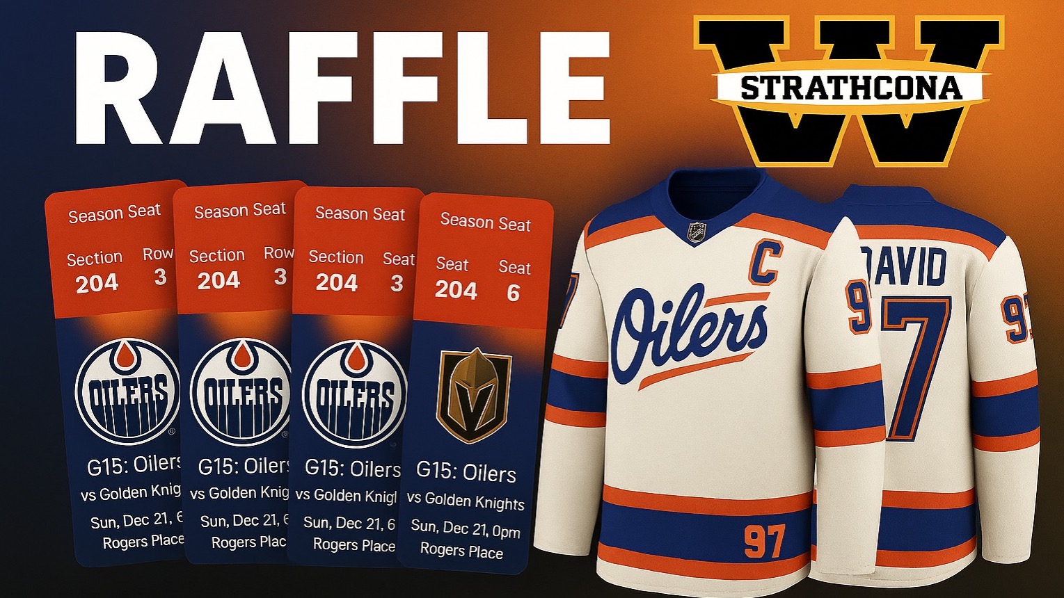 ST604 Oilers Tickets Raffle | Rafflebox