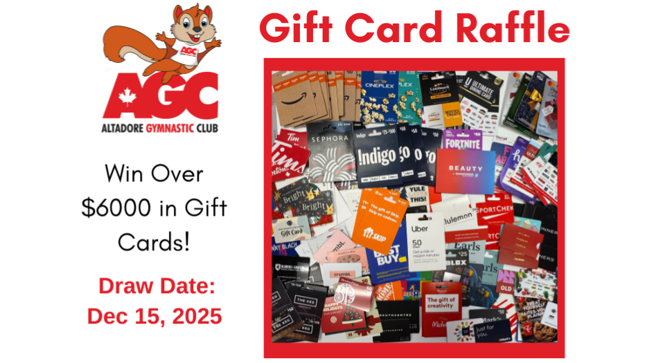 Altadore Gymnastic Club Gift Card Raffle 2025 | Rafflebox